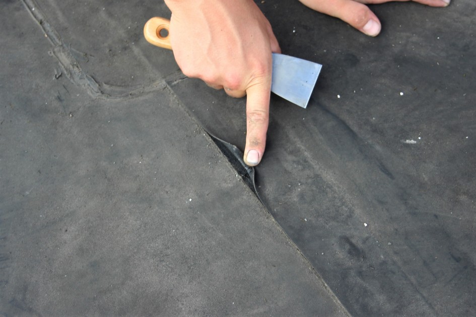 Repairing a loose EPDM seam | Tec7